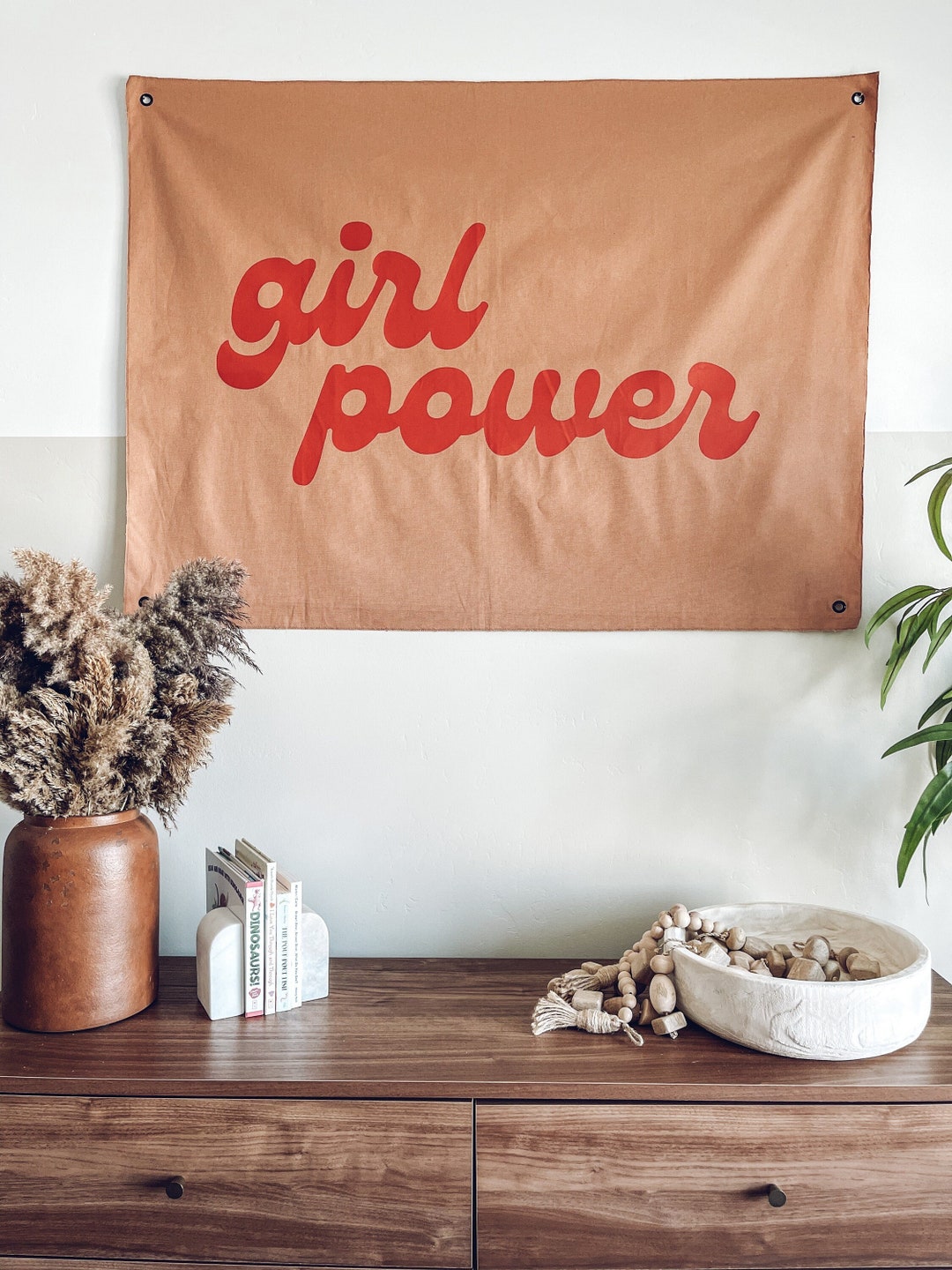 Girl Power Canvas Banner - Etsy
