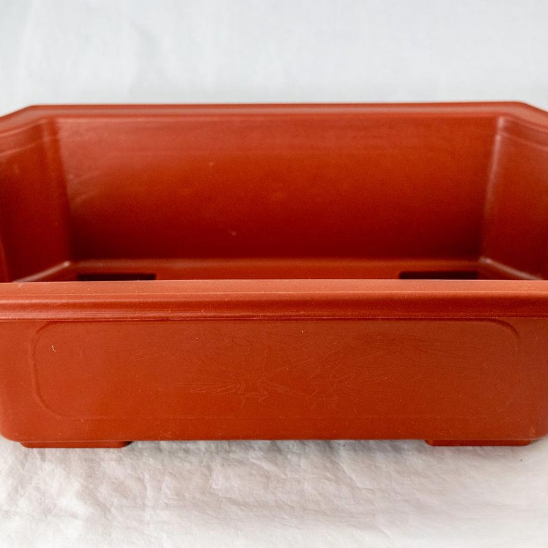 Orange Plastic Planters - Etsy
