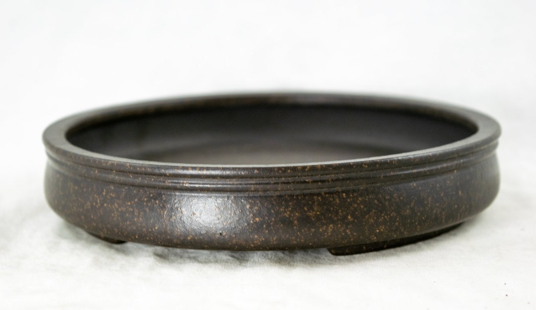 Yubonzai Round Gutonni Zisha Suiban Tray for Bonsai Tree, Saikei ...