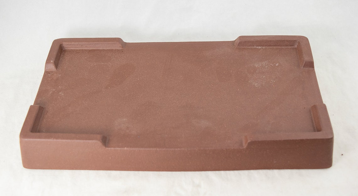 Yubonzai Rectangular Zisha Suiban Tray for Bonsai Tree, Saikei, Bonseki ...