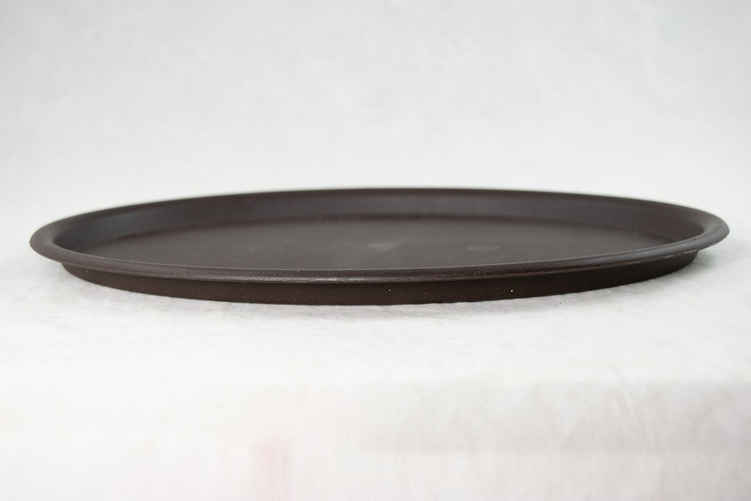 Yubonzai Oval Brown Plastic Humidity/drip Tray for Bonsai Tree and ...