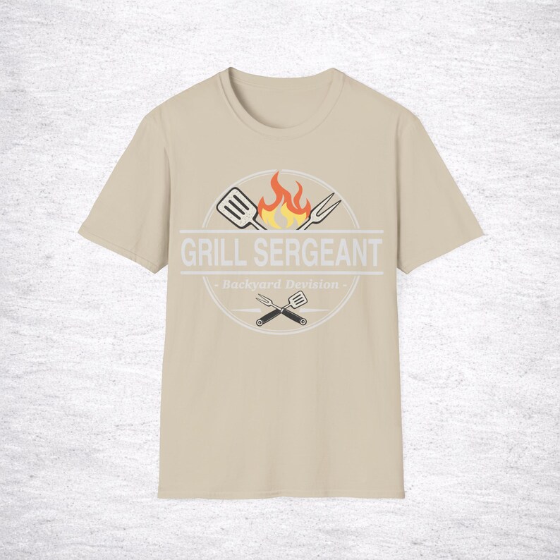 Grill Sergeant Shirt – Funny BBQ T-shirt, Grill Master Tee, Backyard ...