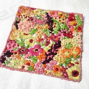 Slow Stitching Kit - Summer Blooms - One of A Kind - Etsy
