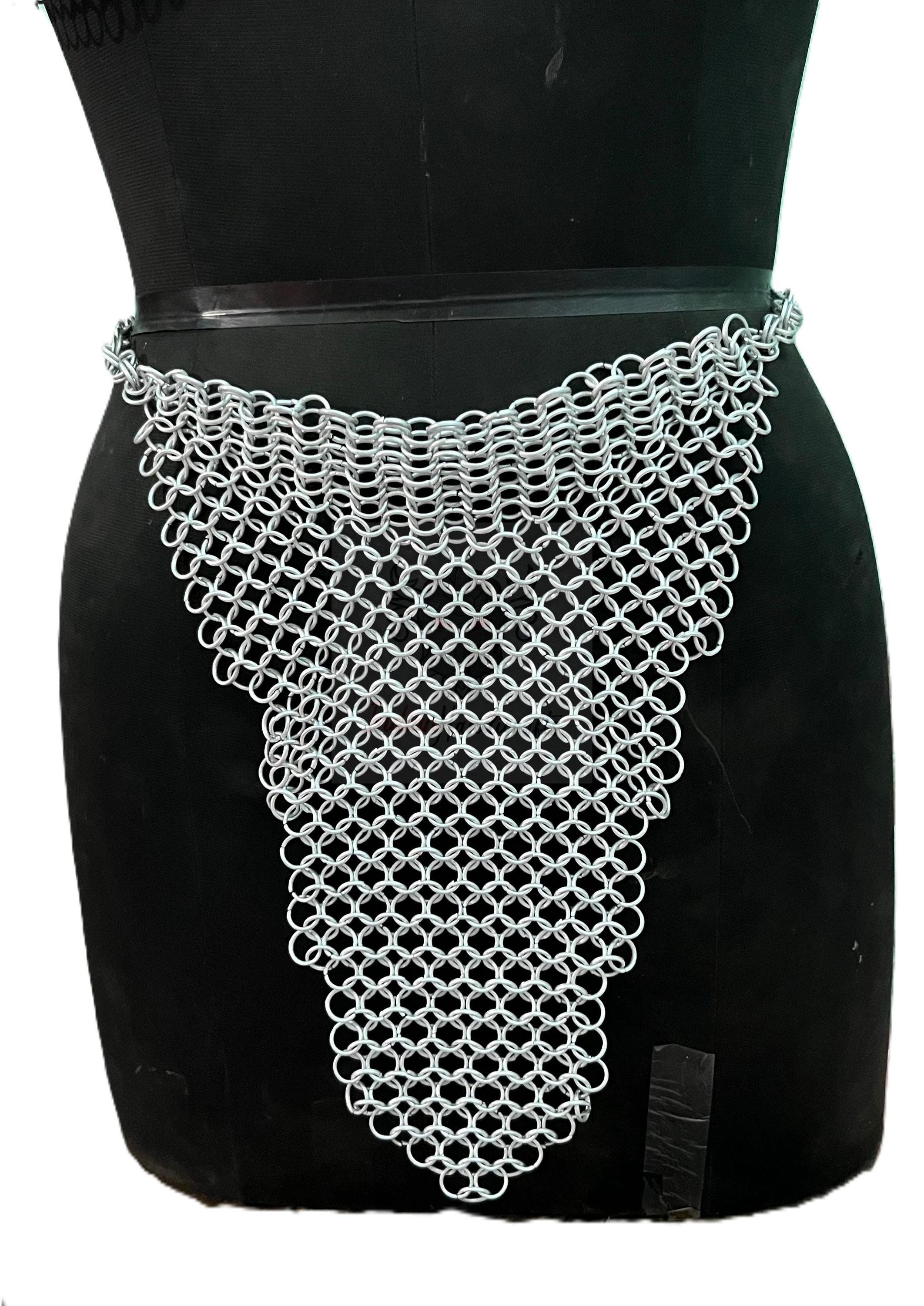 Aluminium Chainmail Bra and Panty Set – Medieval LARP Armor Costume ...