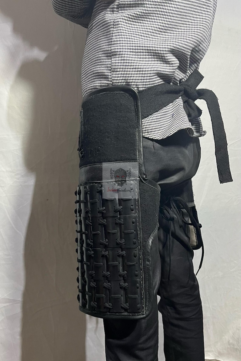 Medieval Leather Thigh Armor Warrior Leg Tasset Mild Stell - Etsy