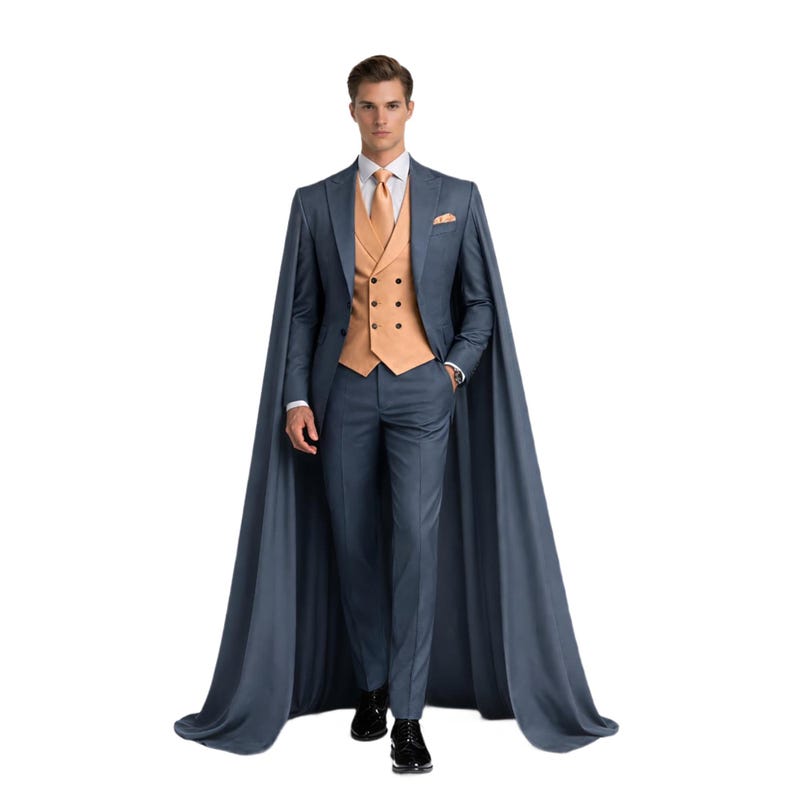 Mens Formal Cape Suit - Etsy