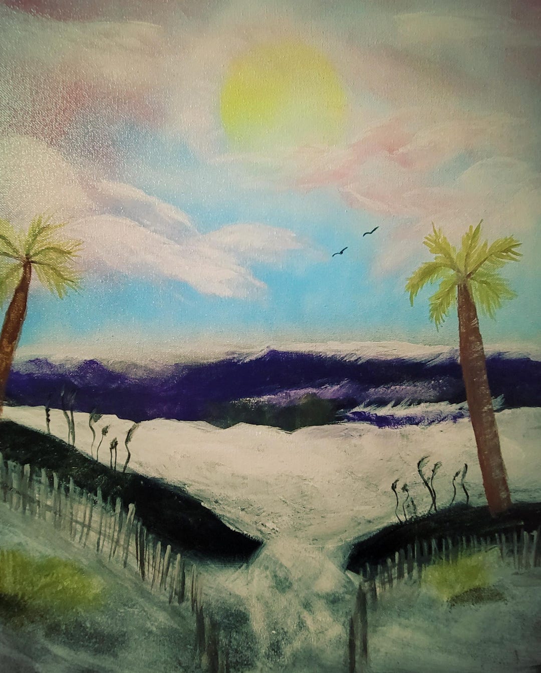 Where the Palms Meet the Shore - Etsy