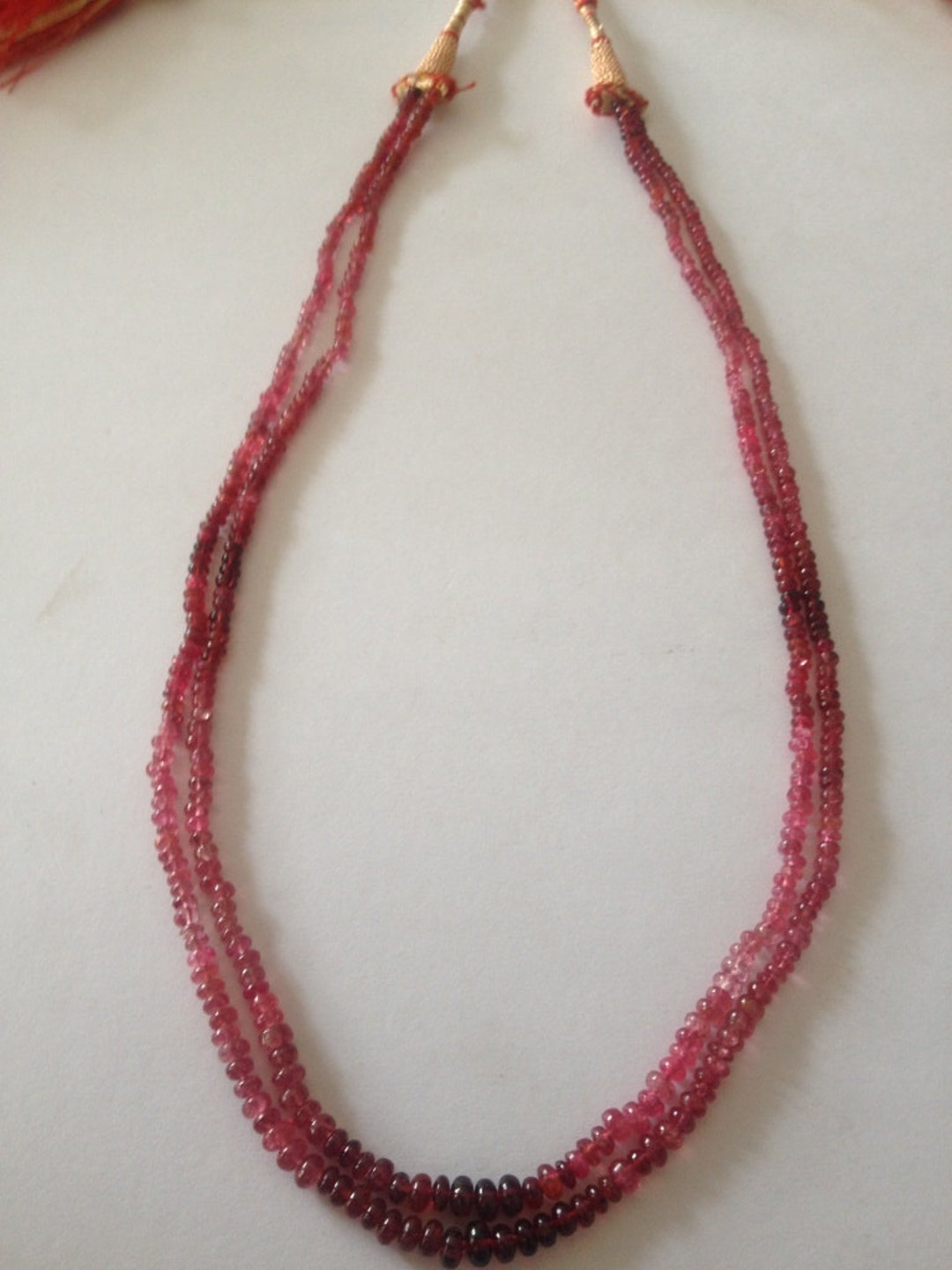 Red Spinel Beads Shaded Smooth Polished Beads Burma Mines Rare Necklace ...