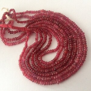 Red Spinel Beads Burmese Mines Exclusive Rare Size Collection Item ...