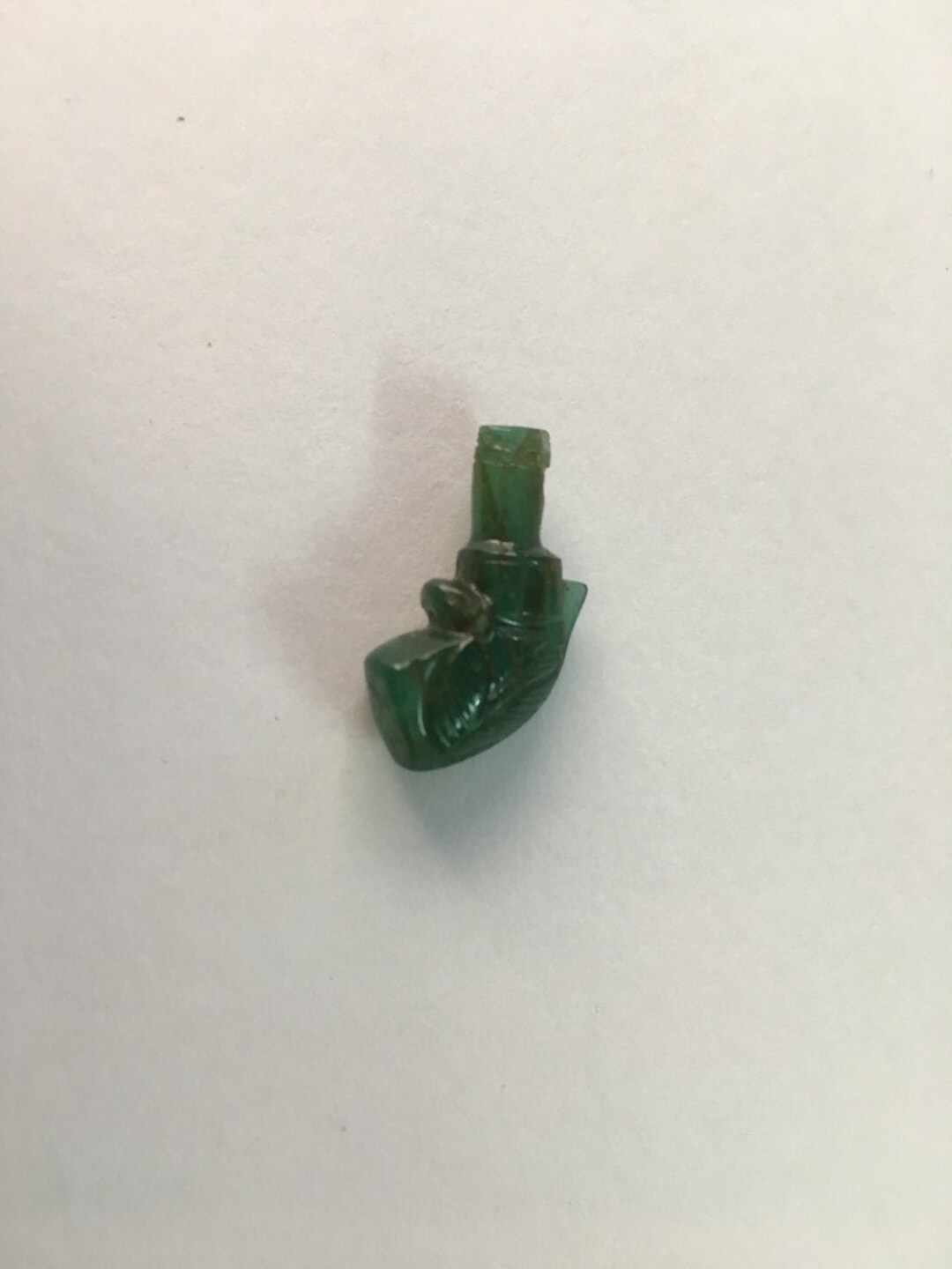 Extremely Rare Emerald Pistol Gun Carving Natural Emerald Rare Pistol ...