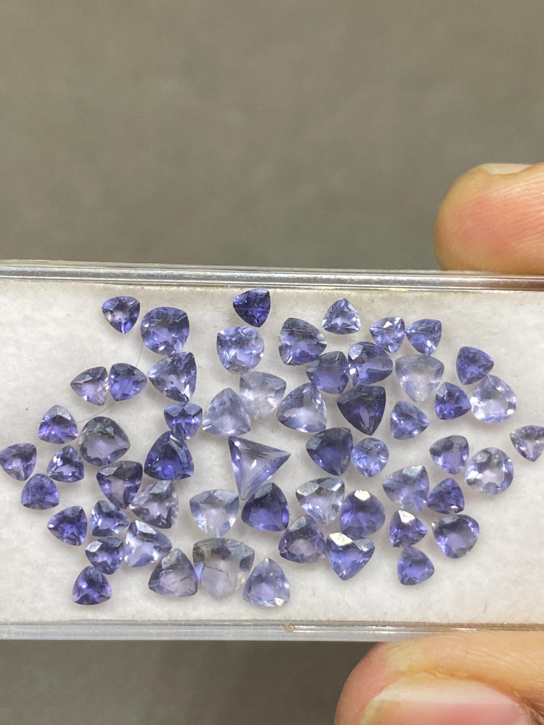 Cute Rare Iolite Mix Shape Ideal for Rings Pendants Jewelry Pcs 56 Wt 8 ...