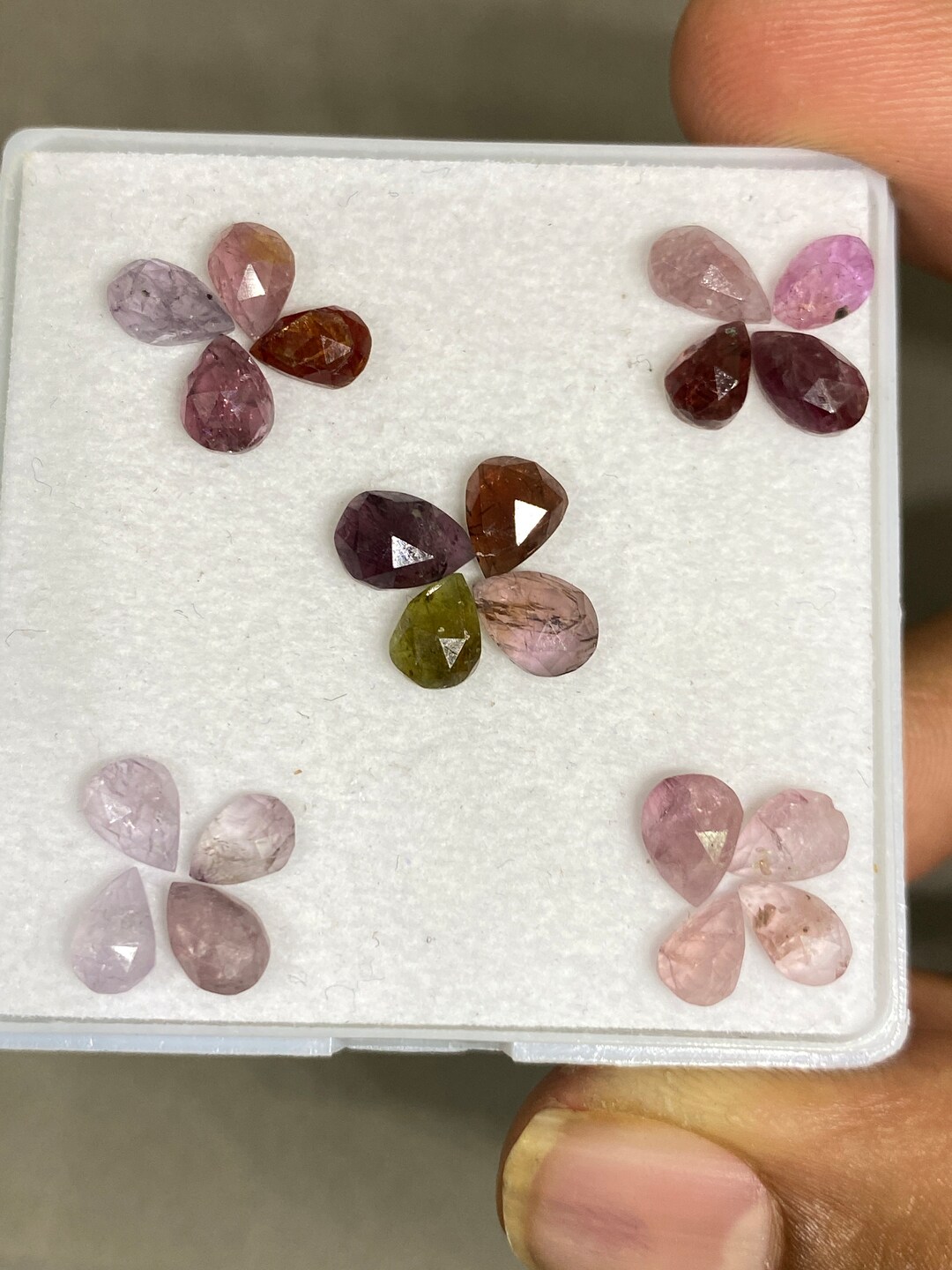 Mesmerising Rare Burma Mines Spinel Pear Shape Rosecut Weight 14.70 ...