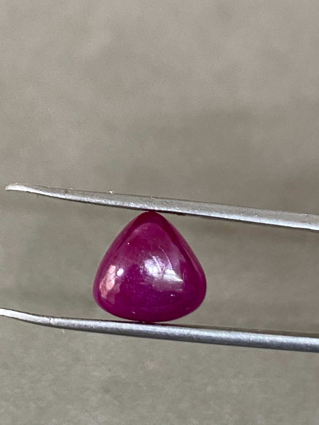 Very Rare Natural Ruby Trillion Cabochon Blood Red Ruby Trillion Ruby ...