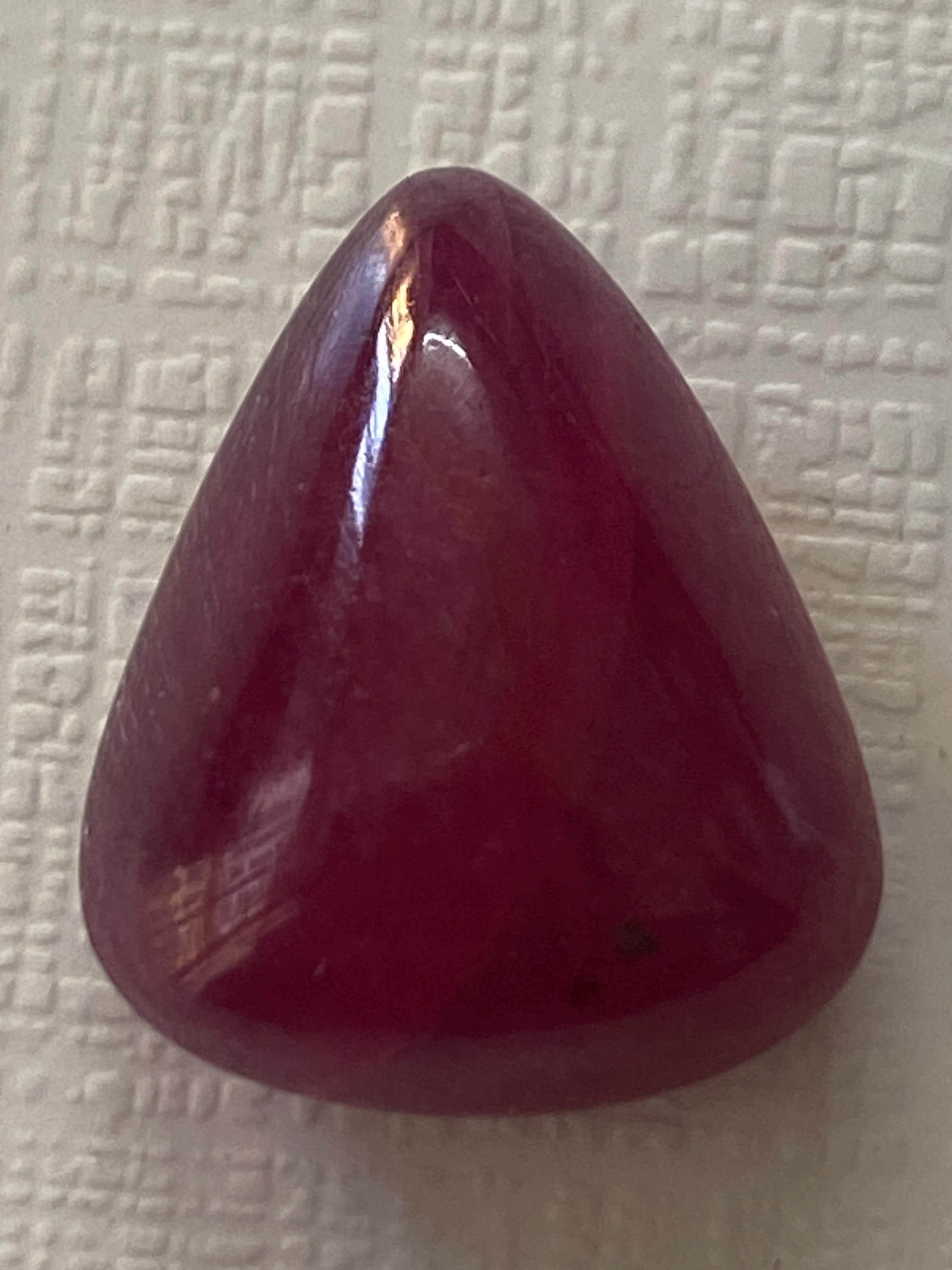 Very Rare Natural Ruby Trillion Cabochon Blood Red Ruby Trillion Ruby ...