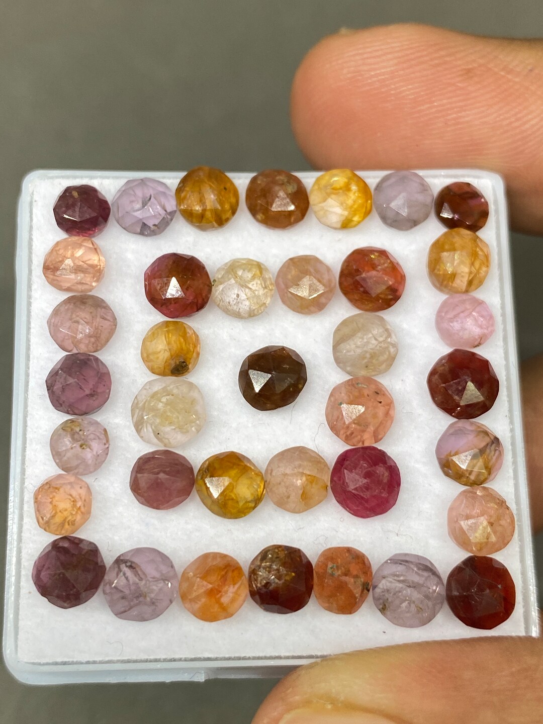 Gorgeous Rare Burma Mines Spinel Round Shape Rosecut Weight 28 Carats ...