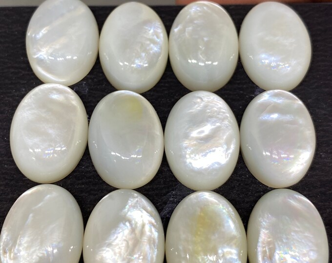 Rare Mother of Pearl Oval Cabochons Pearl Cabochon Rare Size 18x13mm ...