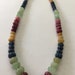 Emerald Multi Sapphire Melon Carving Necklace Wt 349 Carats Size 7.2x2 ...
