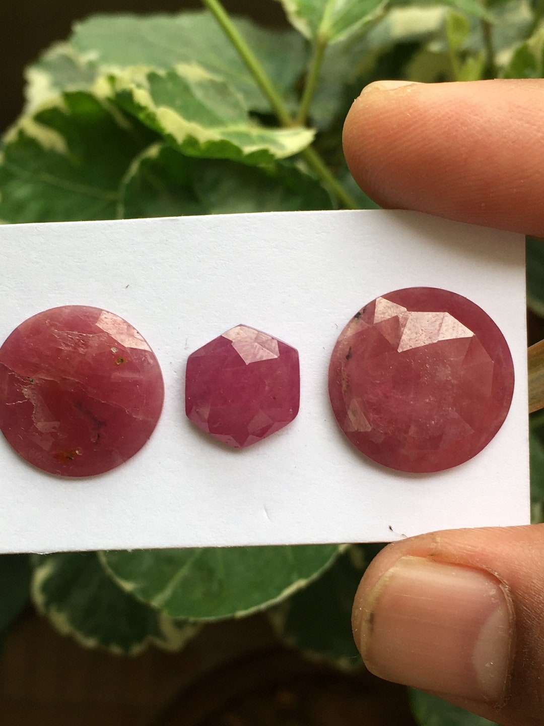 Stunning Rare Huge Natural Ruby Round Hexagon Unheated Untreated Ruby ...