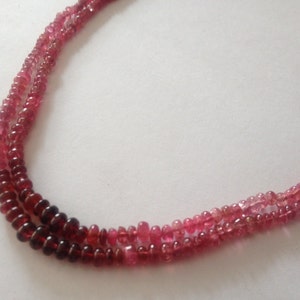 Red Spinel Beads Shaded Smooth Polished Beads Burma Mines Rare Necklace ...
