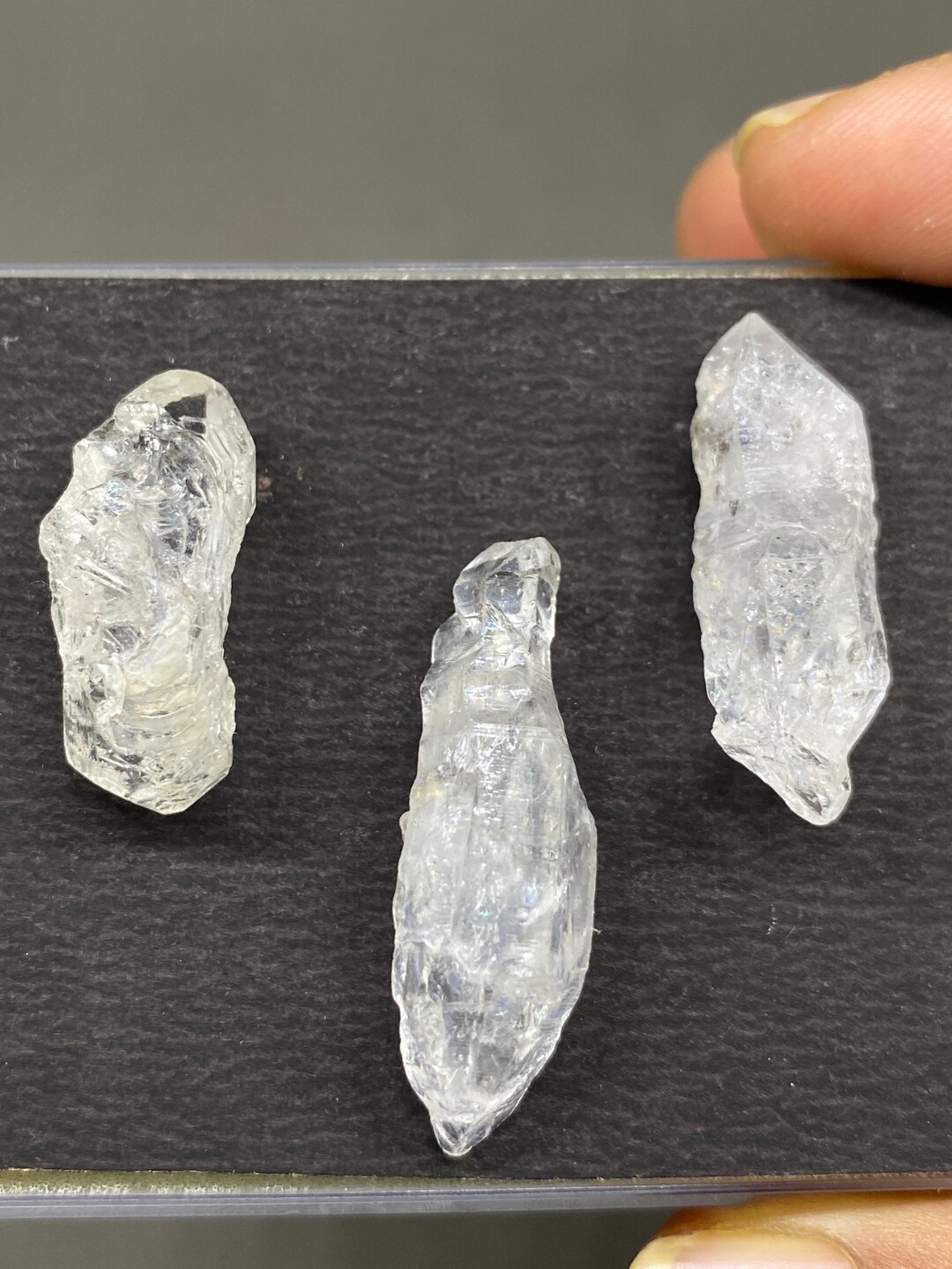 Dazzling Very Very Rare Big Size Herkimer Diamond Amazing Quality Pcs 3 ...