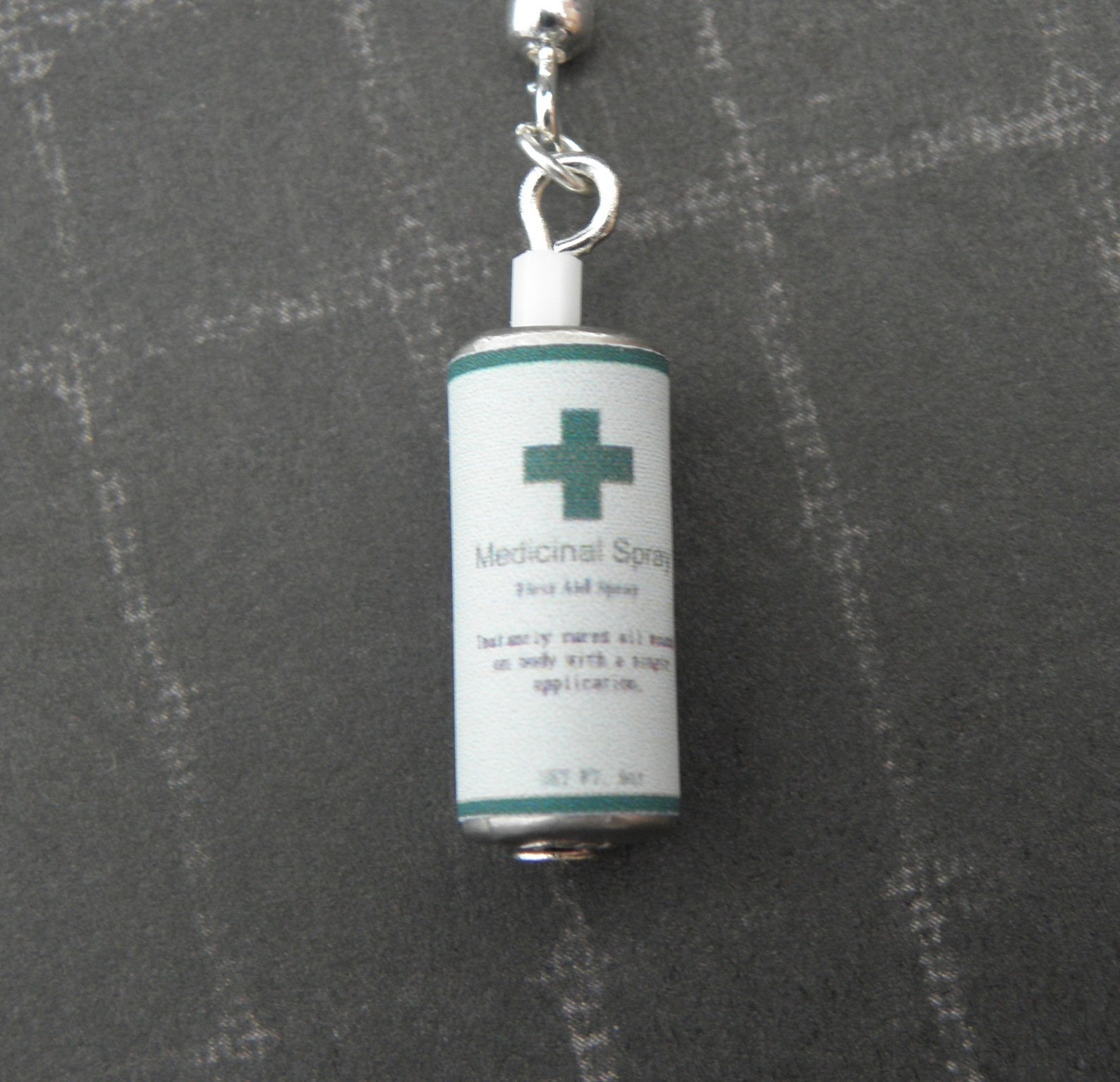 Resident Evil First Aid Spray Earrings - Video Game Jewellery ...