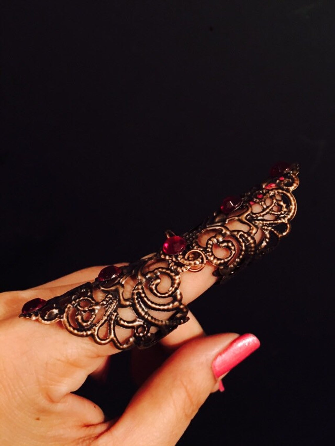 Shield Ringnail Guardfull Finger Ringarmor Ringfinger - Etsy