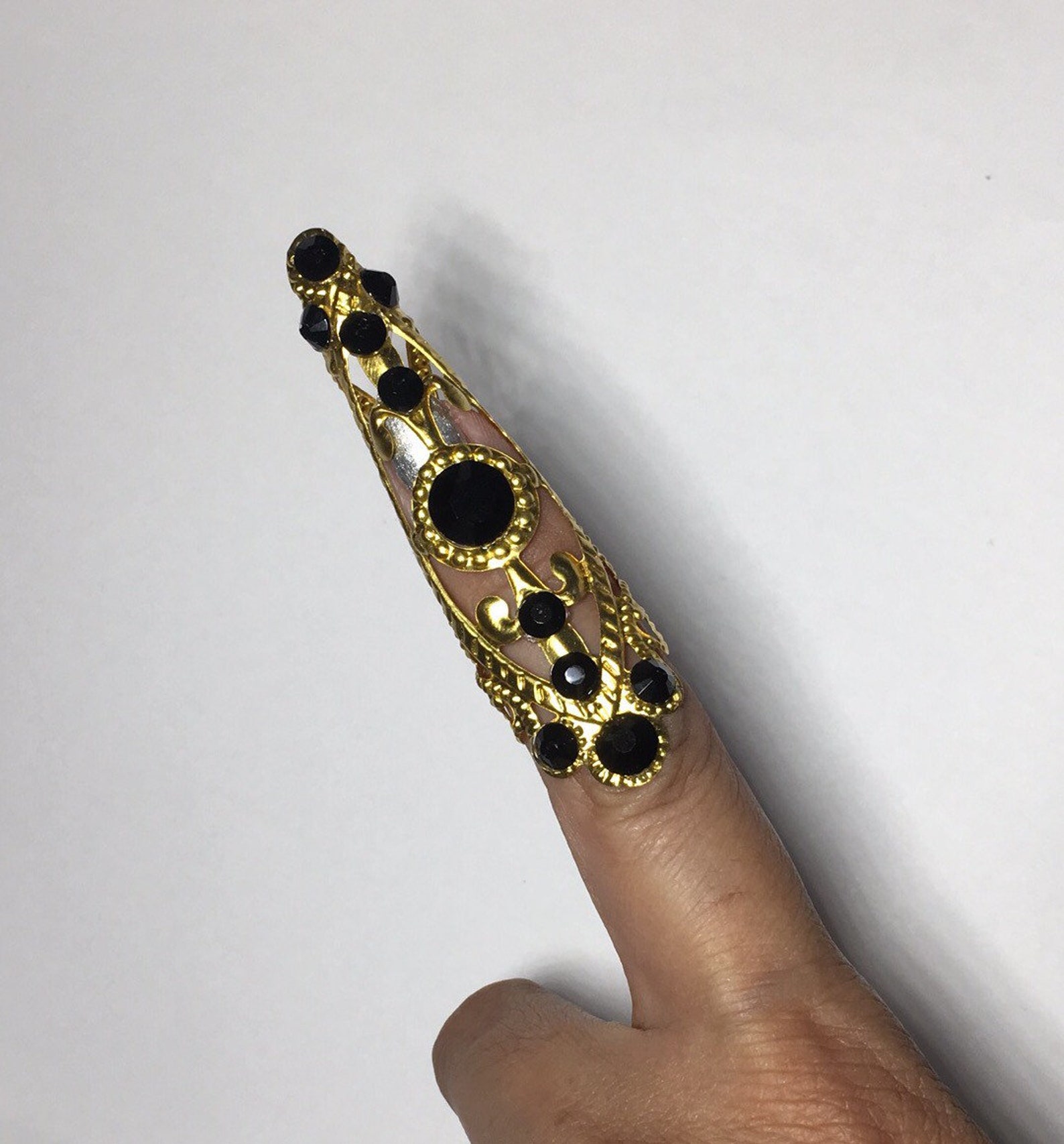 Swirl Claw Ringnail Ringcrystal Clawnail Tipnail Clawclaw | Etsy