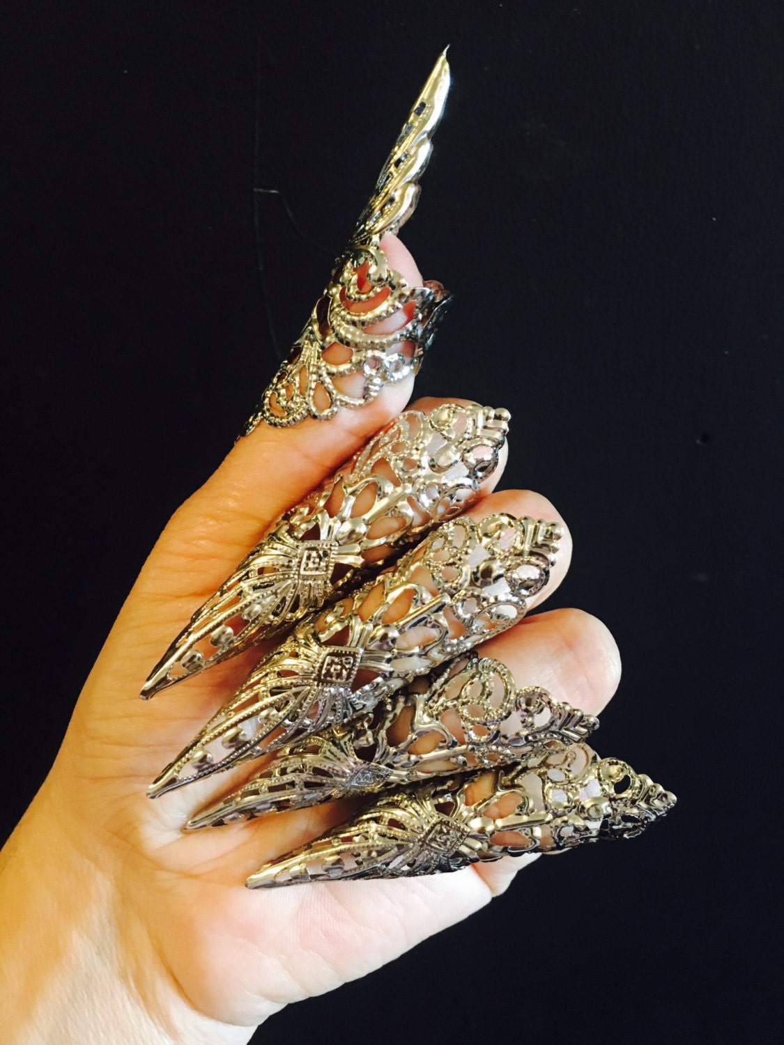 Iron Claws Set of 5pcs. Made in Dull Silver Color and a | Etsy