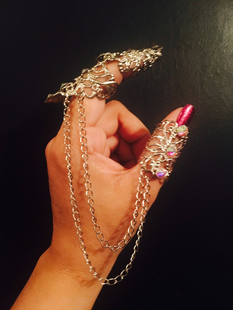 Chained Armor Rings, Thumb Rings,claw Rings, Armor Claws, Shield Rings ...