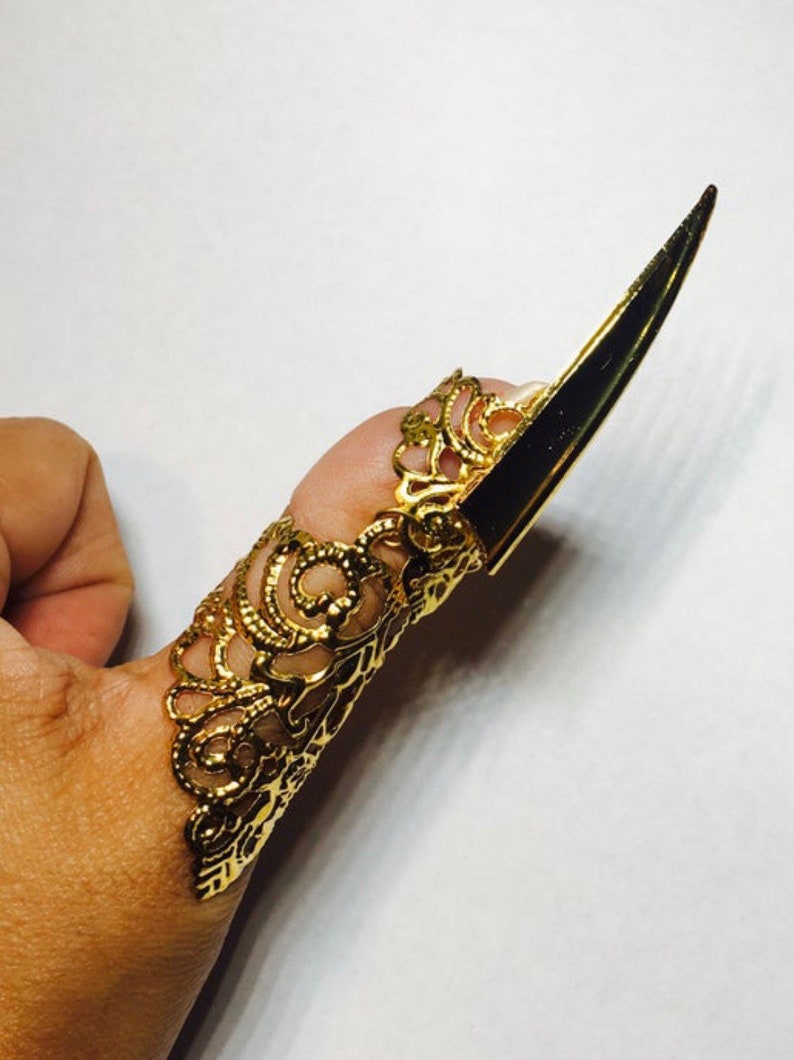 Thumb Armor Claw Ringshield Ringthumb Ringfiligree - Etsy