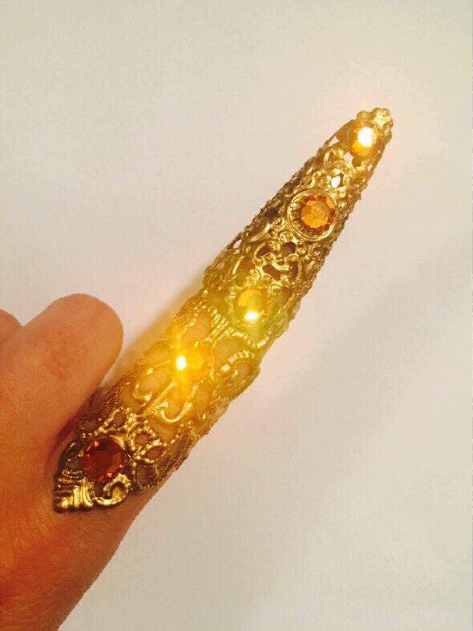 Shield Nail Guard, Full Finger Ring or Armor Ring,vintage Style ...