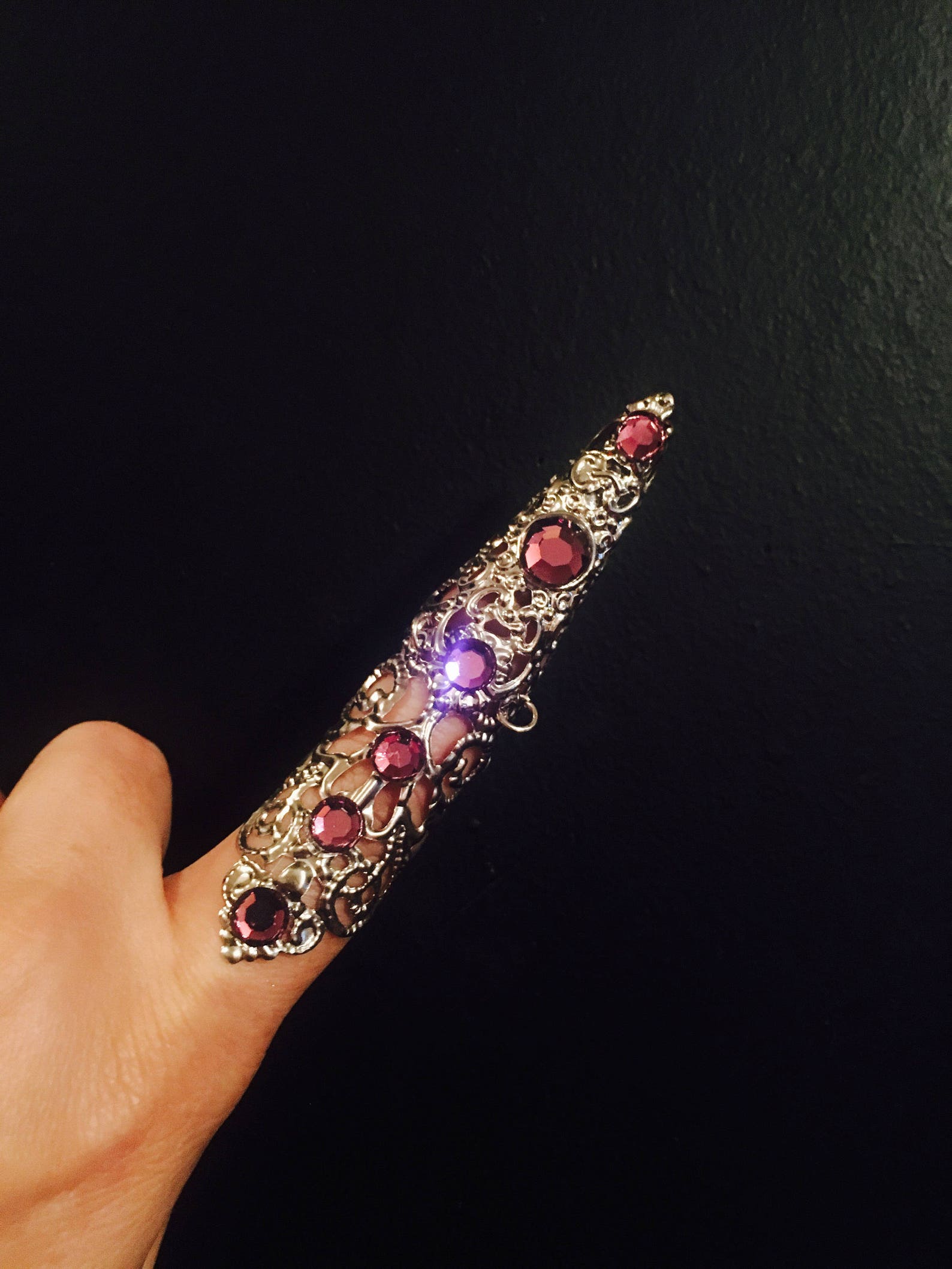 Shield Ringfull Nail Guardfull Finger Ringarmor Ringnail - Etsy