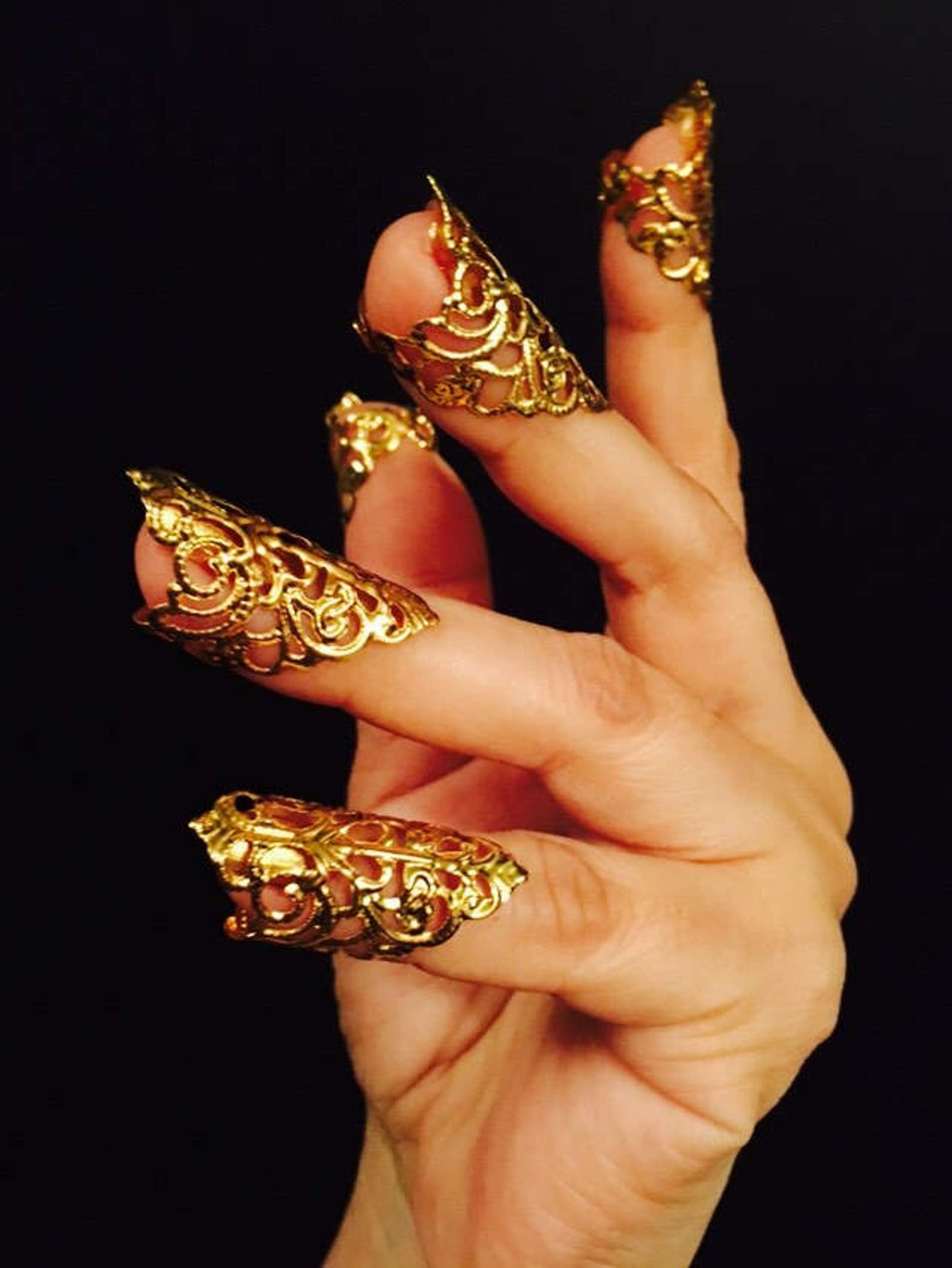 Small Golden Claw Ringsnail Guardsnail Tipsfinger Tipsnail - Etsy