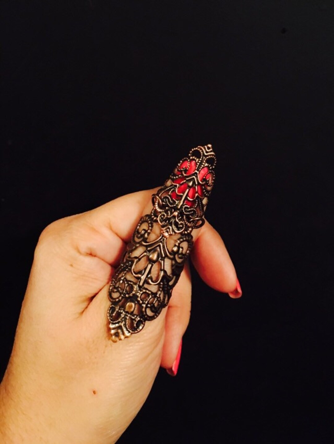 Thumb Armor Ring,shield Ring,thumb Ring,filigree Ring,full Finger Ring ...