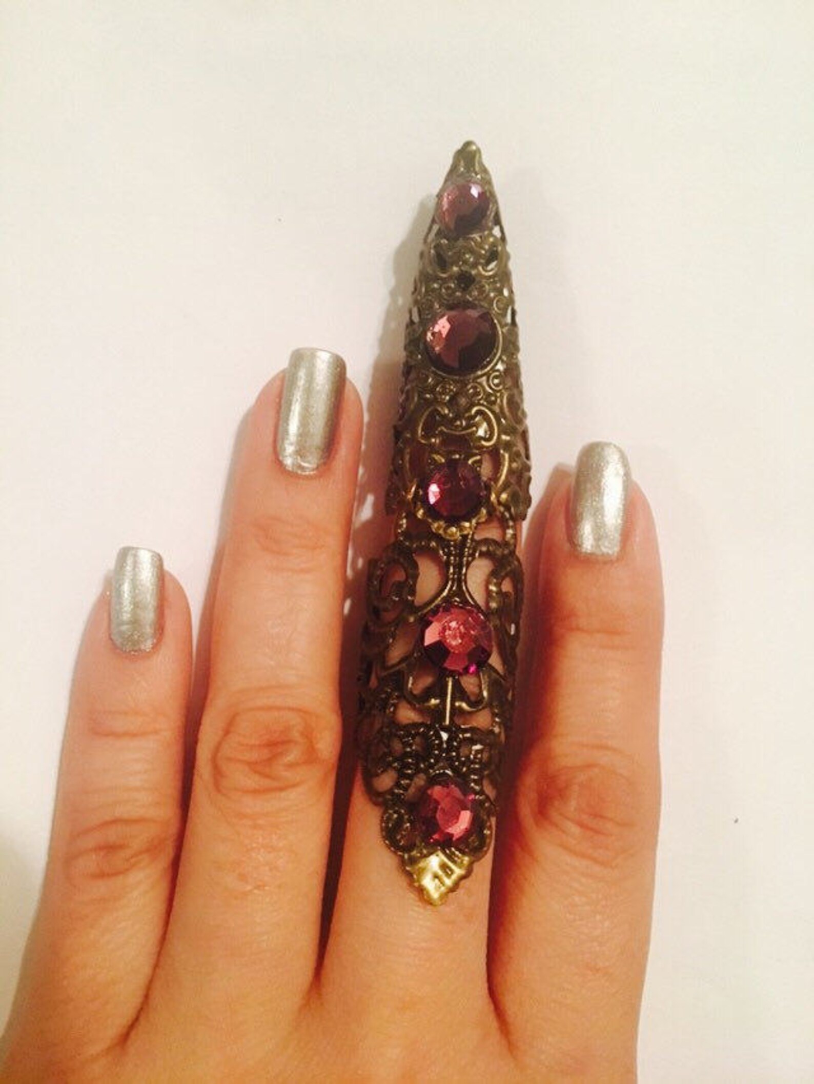 Shield Nail Guardfull Finger Ring Armor Ring Vintage Style - Etsy