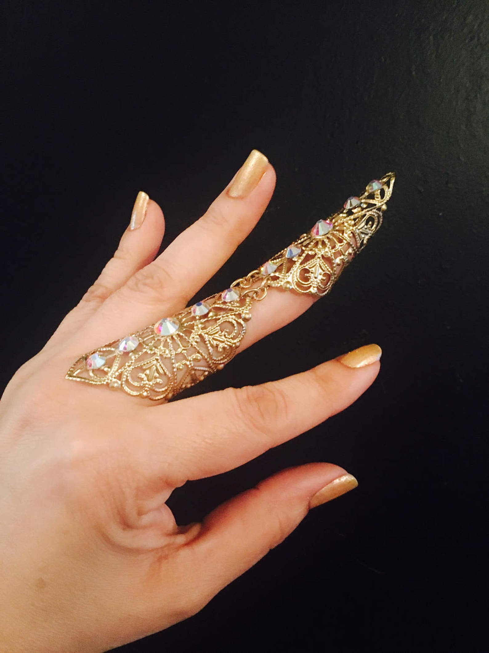 Full Finger Ringnail Guardclaw Ringfull Armor Ring Vintage - Etsy