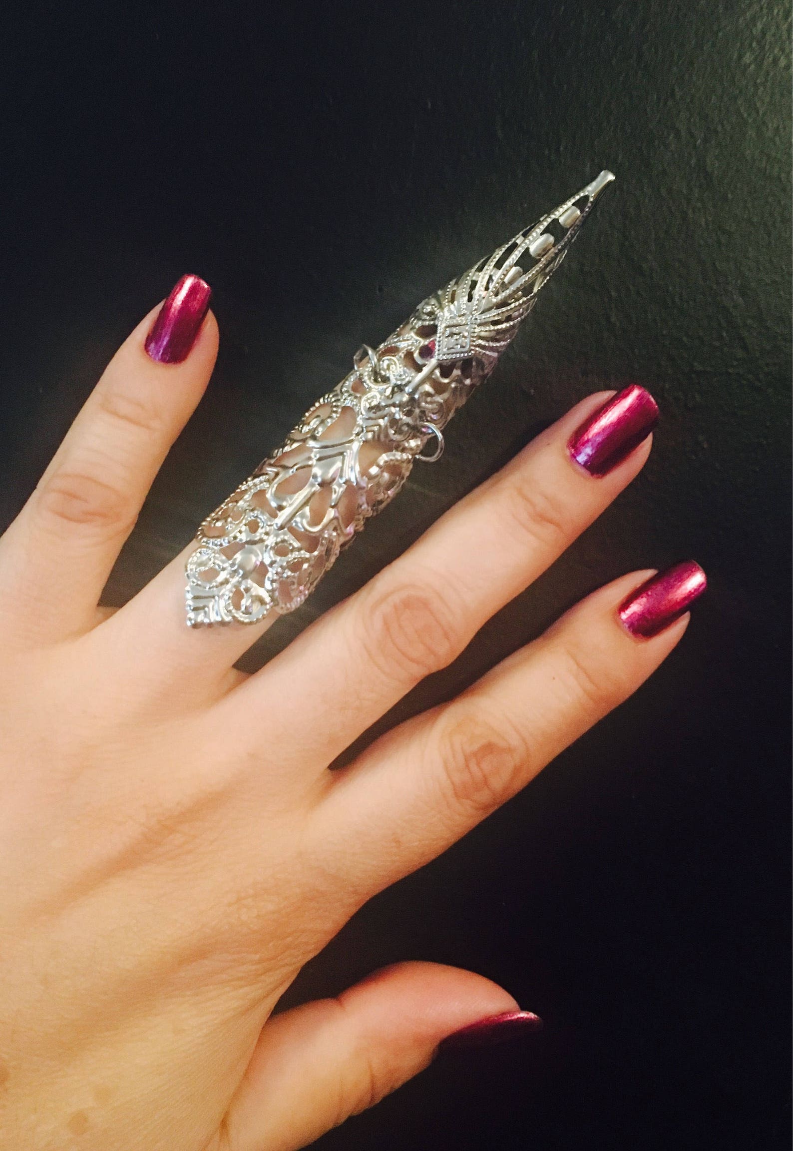 Countess armor claw ring shield ring claw ringthumb | Etsy