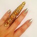 Shield Nail Guard, Full Finger Ring or Armor Ring,vintage Style ...