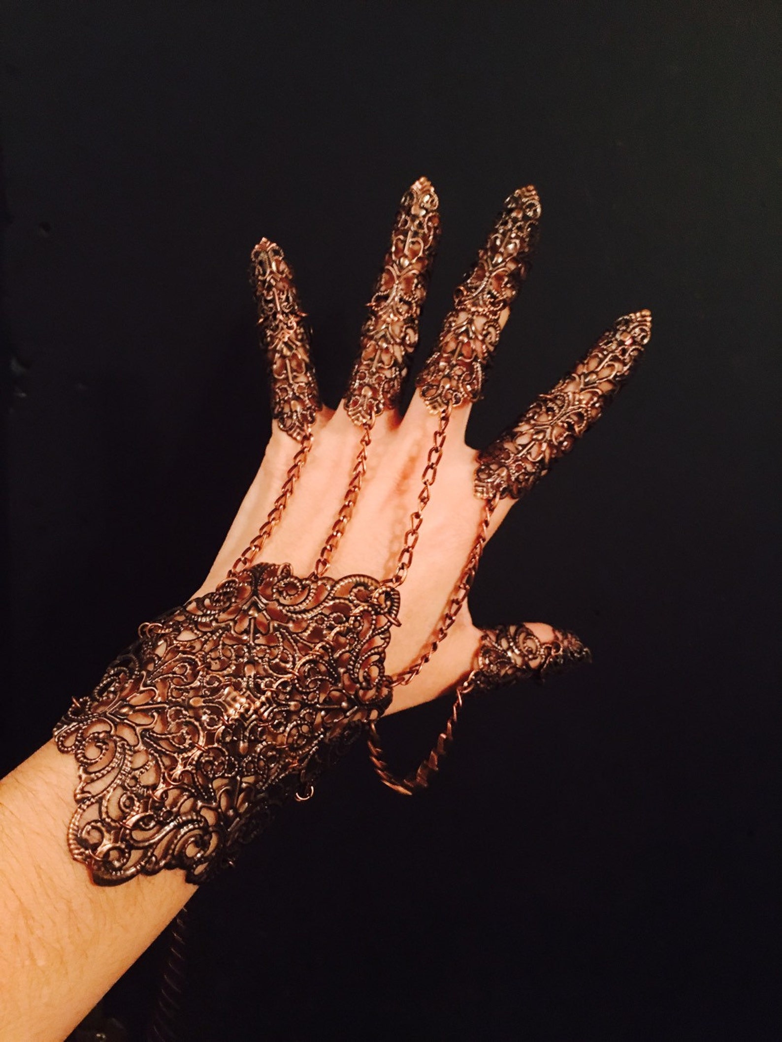 Shield Glove Braceletarmor Braceletclaw Bracelet5 Finger - Etsy