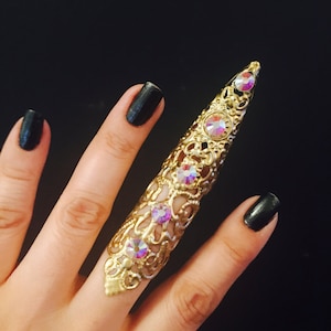 Full Finger Ring,armor Ring,shield Ring,nail Guard,metal Nail Guard ...
