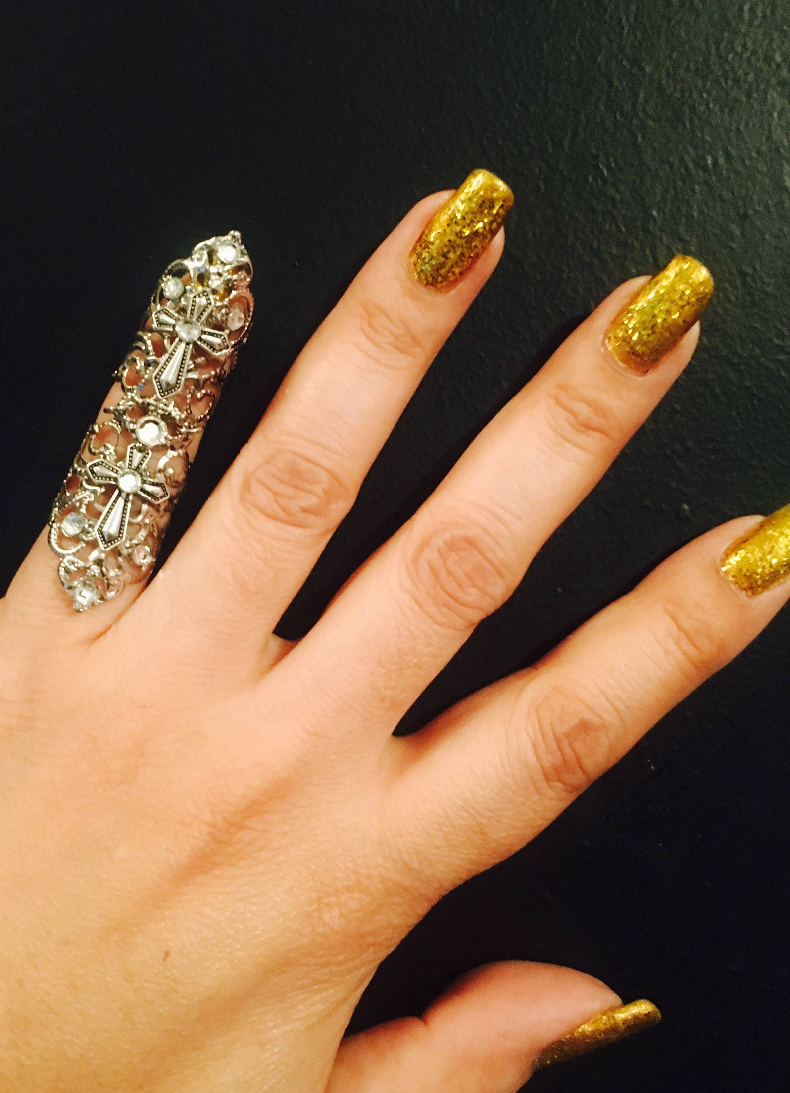 Pinky Ring Double Cross Pinky Ring Claw Pinky Ring Full - Etsy