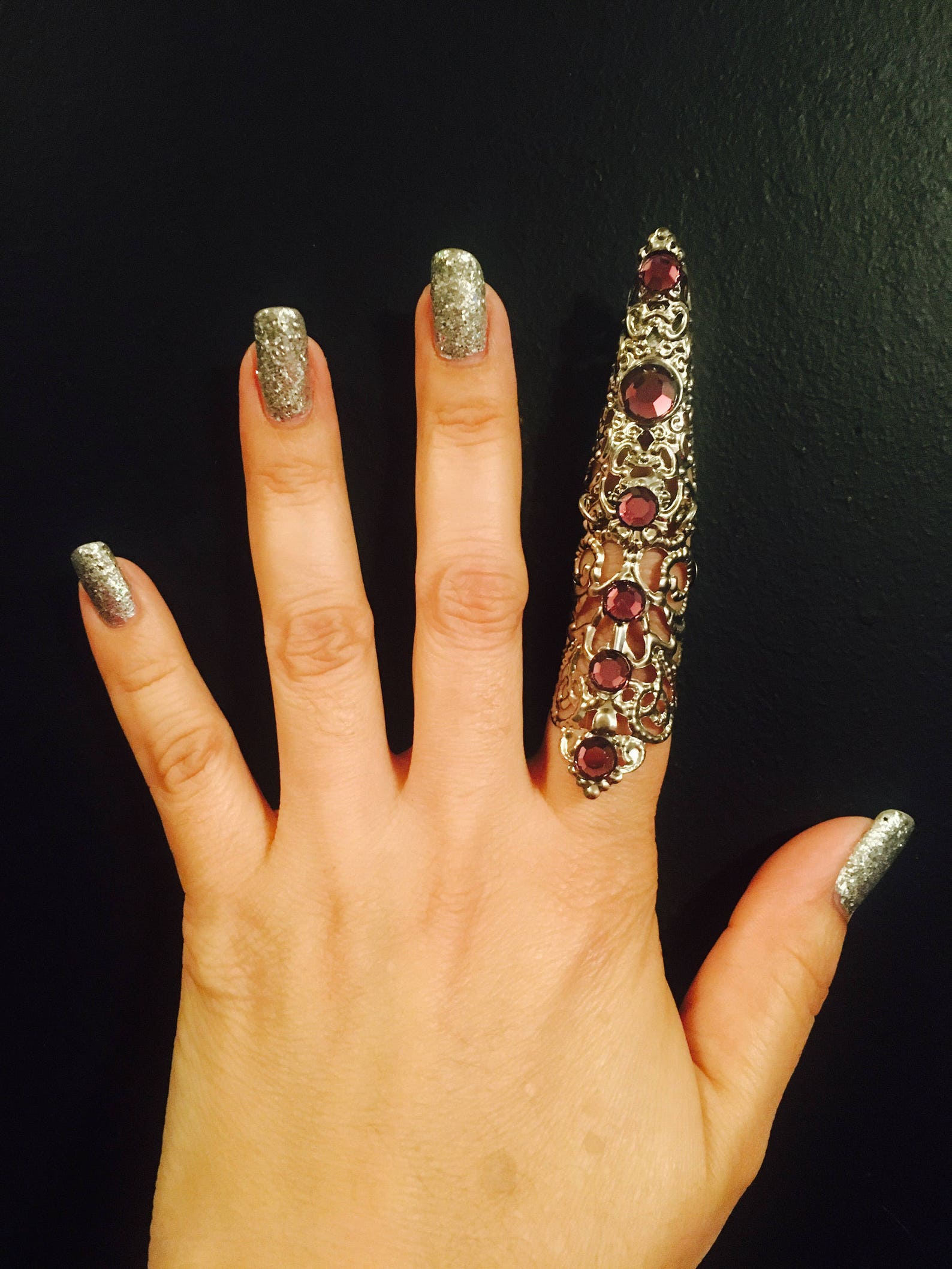 Shield Ringfull Nail Guardfull Finger Ringarmor Ringnail - Etsy