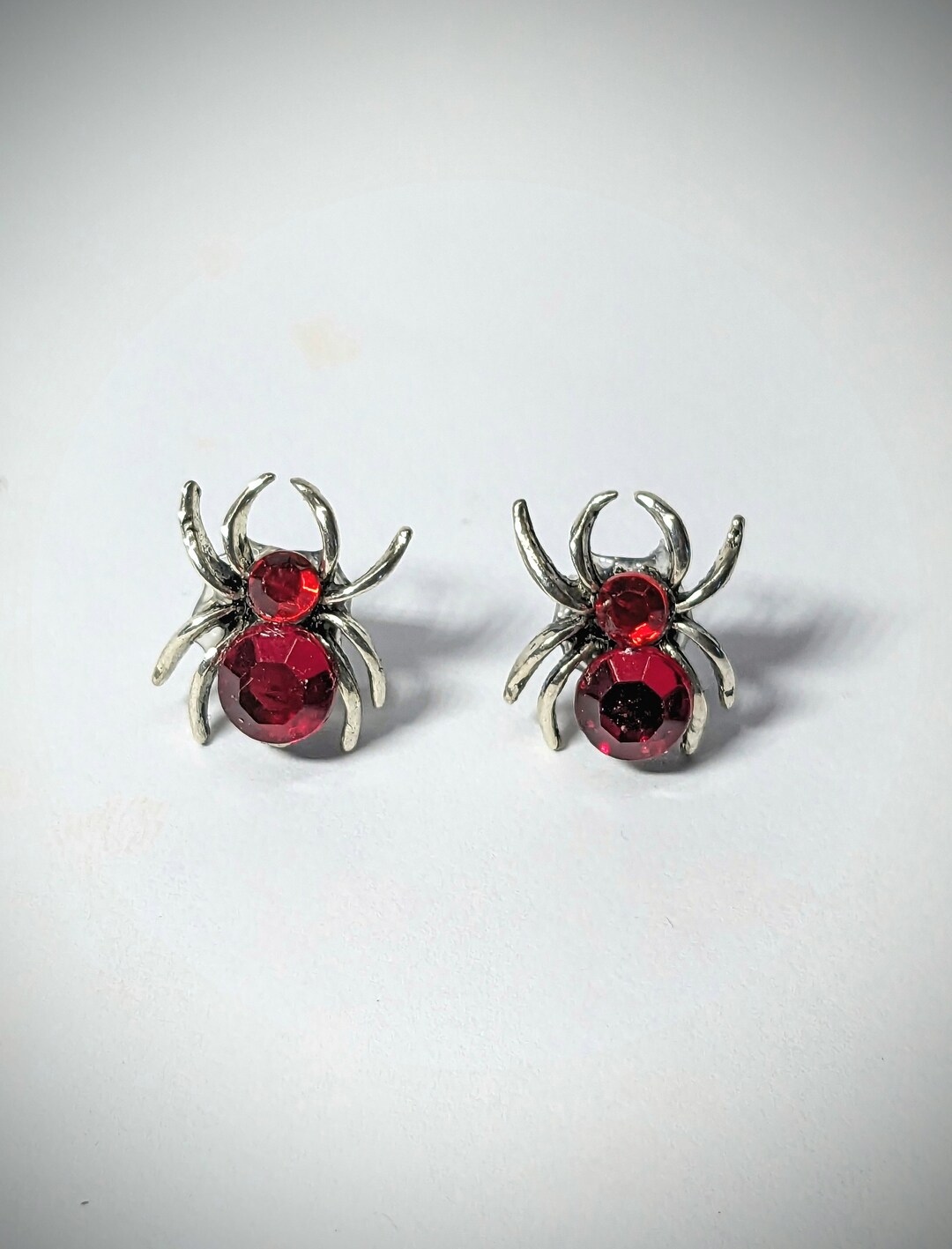 Spider Studs Earrings, Crystal Spiders, Spider Earrings, Made in Dull ...