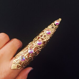 Full Finger Ring,armor Ring,shield Ring,nail Guard,metal Nail Guard ...