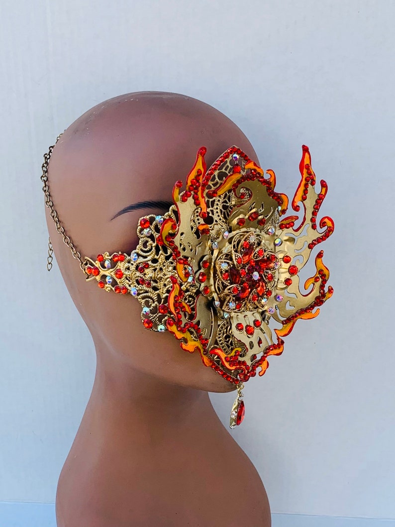 Fire maskCrystal mask3D maskmouth piecemouth guardmouth | Etsy