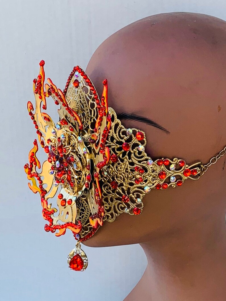 Fire maskCrystal mask3D maskmouth piecemouth guardmouth | Etsy