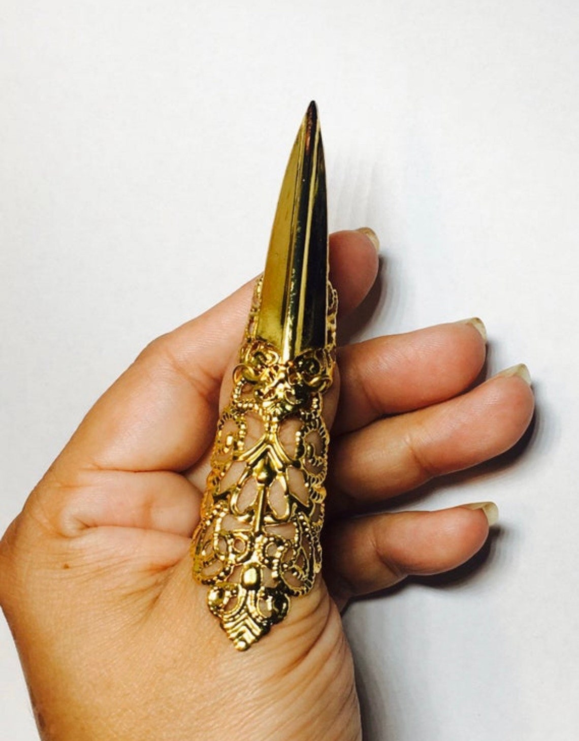 Thumb Armor Claw Ringshield Ringthumb Ringfiligree - Etsy