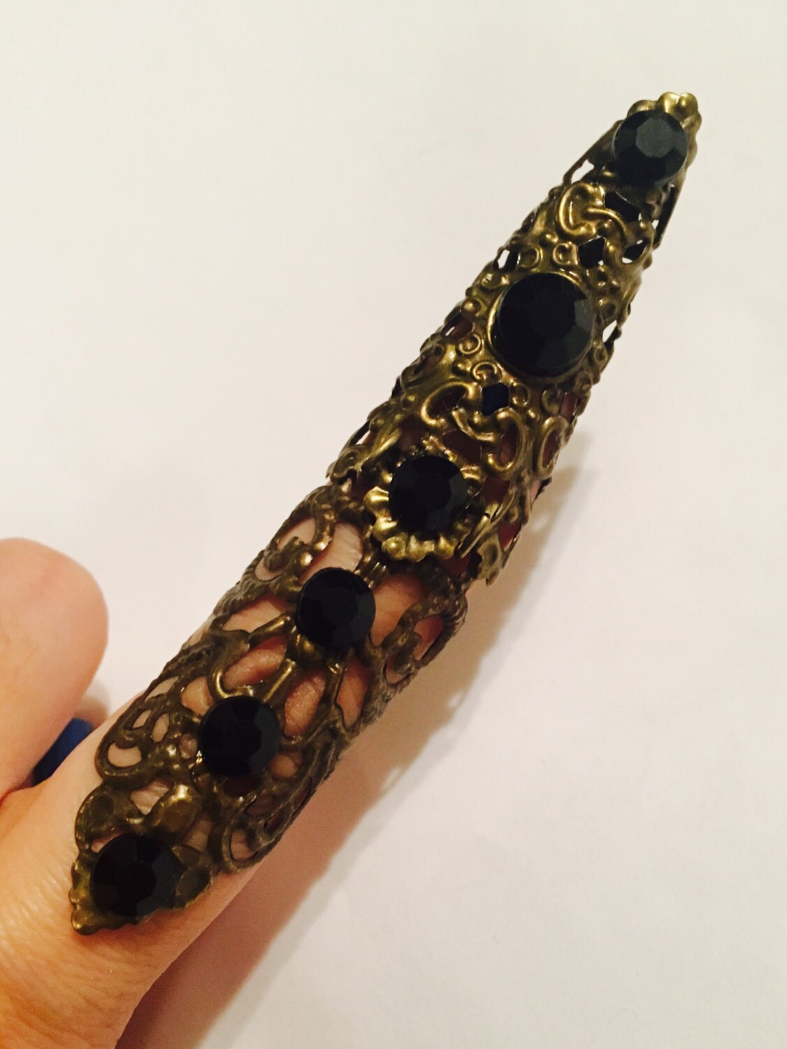 Shield Nail Guard Full Finger Ring or Armor Ringvintage | Etsy