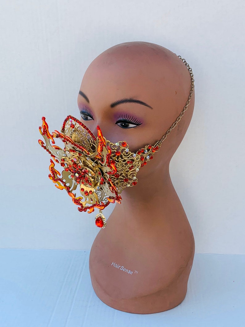 Fire maskCrystal mask3D maskmouth piecemouth guardmouth | Etsy