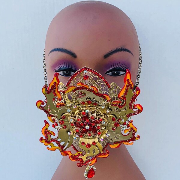 Metal Filigree Mask - Etsy